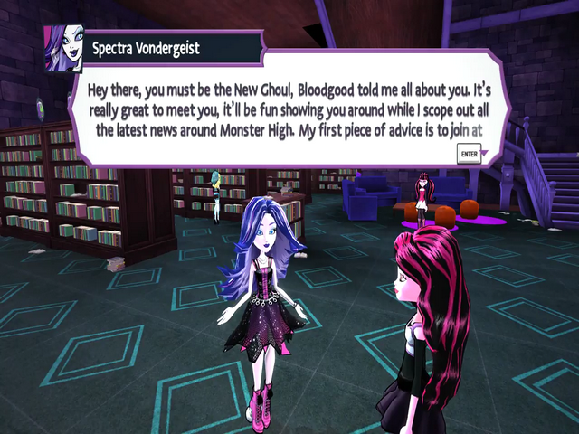 Monster High New Ghoul In School Games4Win
