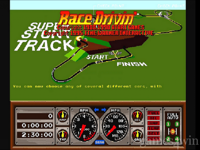 Race Drivin Download on Games4Win